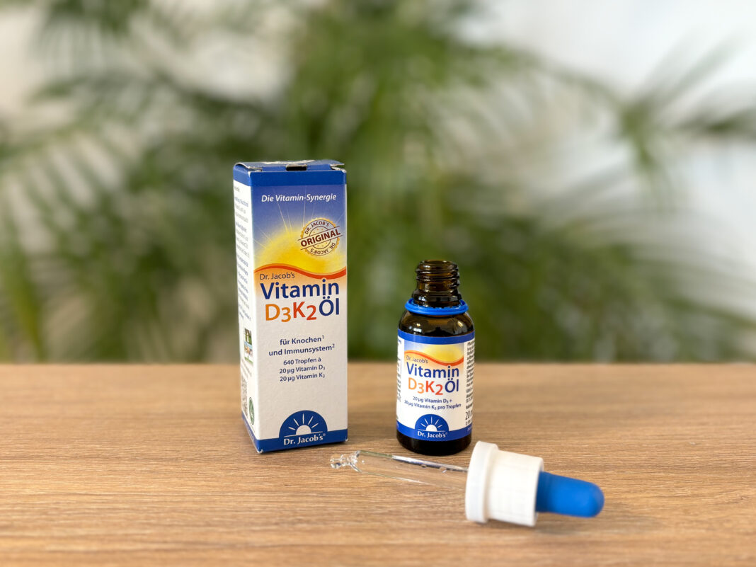 Dr. Jacobs Vitamin D3 K2 Tropfen Test » Note Gut (1,72)